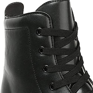 RESLIDE Roller Shoes with Wheels for Boys Girls Kids Skates Sneakers LED Light Up Rechargeable Sport Sneaker for Boys Pure Black