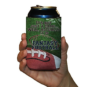 VictoryStore Can and Beverage Coolers - Fantasy Football, Set of 8 Different Designs