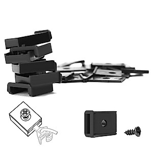 12pcs Model Trains HO Scale Horn Coupler Hook 17mm E-Z Mate Magnetic Knuckle Couplers for Freight Car Trains Railroad (Coupler)