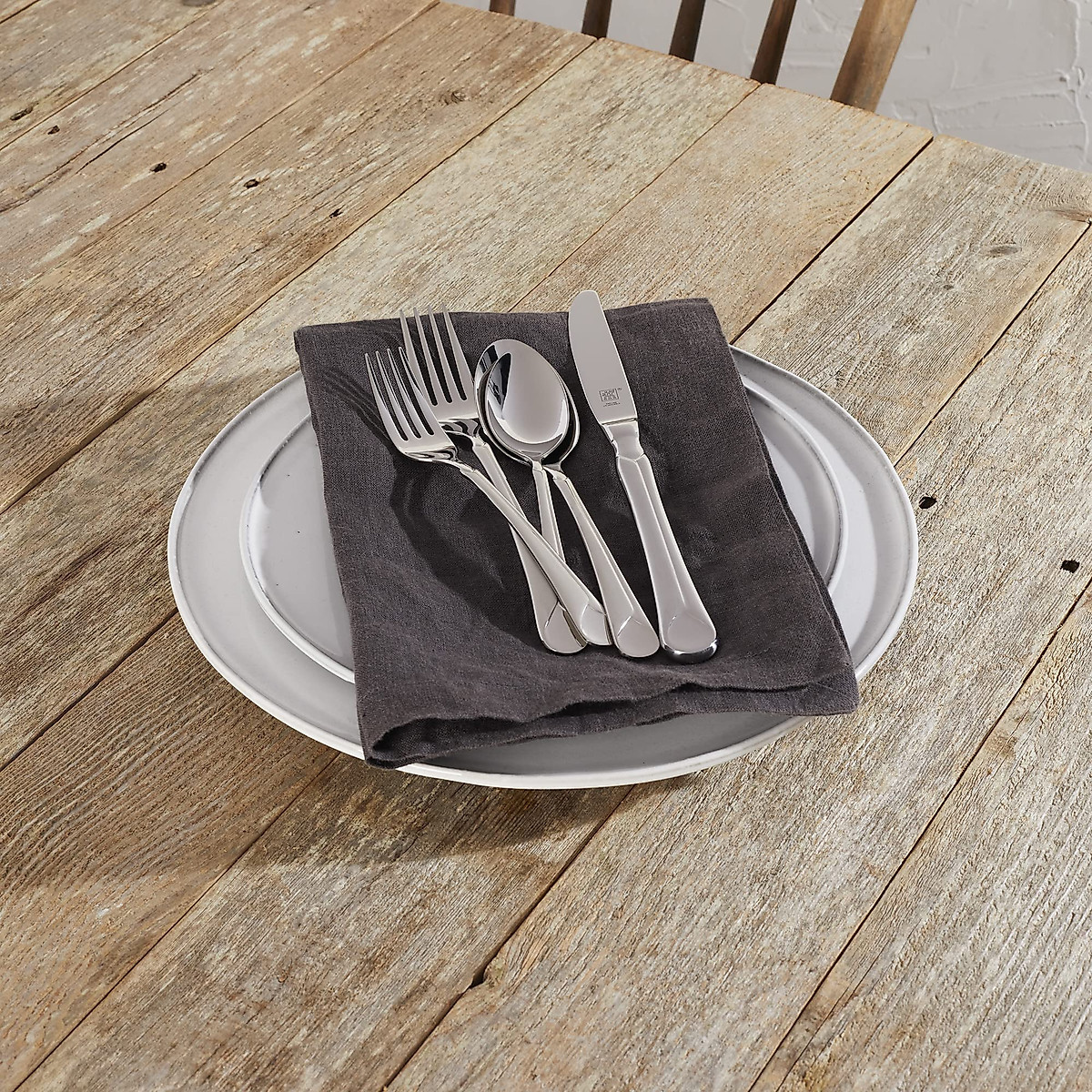 ZWILLING Provence 45-Piece 18/10 Stainless Steel Flatware Set, Silver