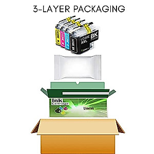 Limeink Compatible Ink Cartridges Replacement for Brother LC20e Ink Cartridges LC20e for Brother Printer Ink MFC-J985DW J5920DW J775DW J985DWXL for Brother LC20em Ink Cartridge (BK/C/M/Y) 4 Pack