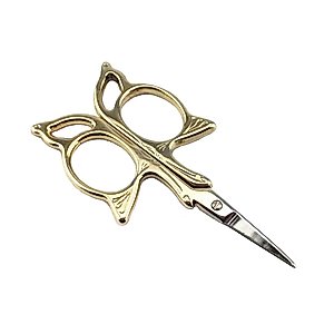 Yueton Butterfly Needlework Embroidery Scissors (Golden)