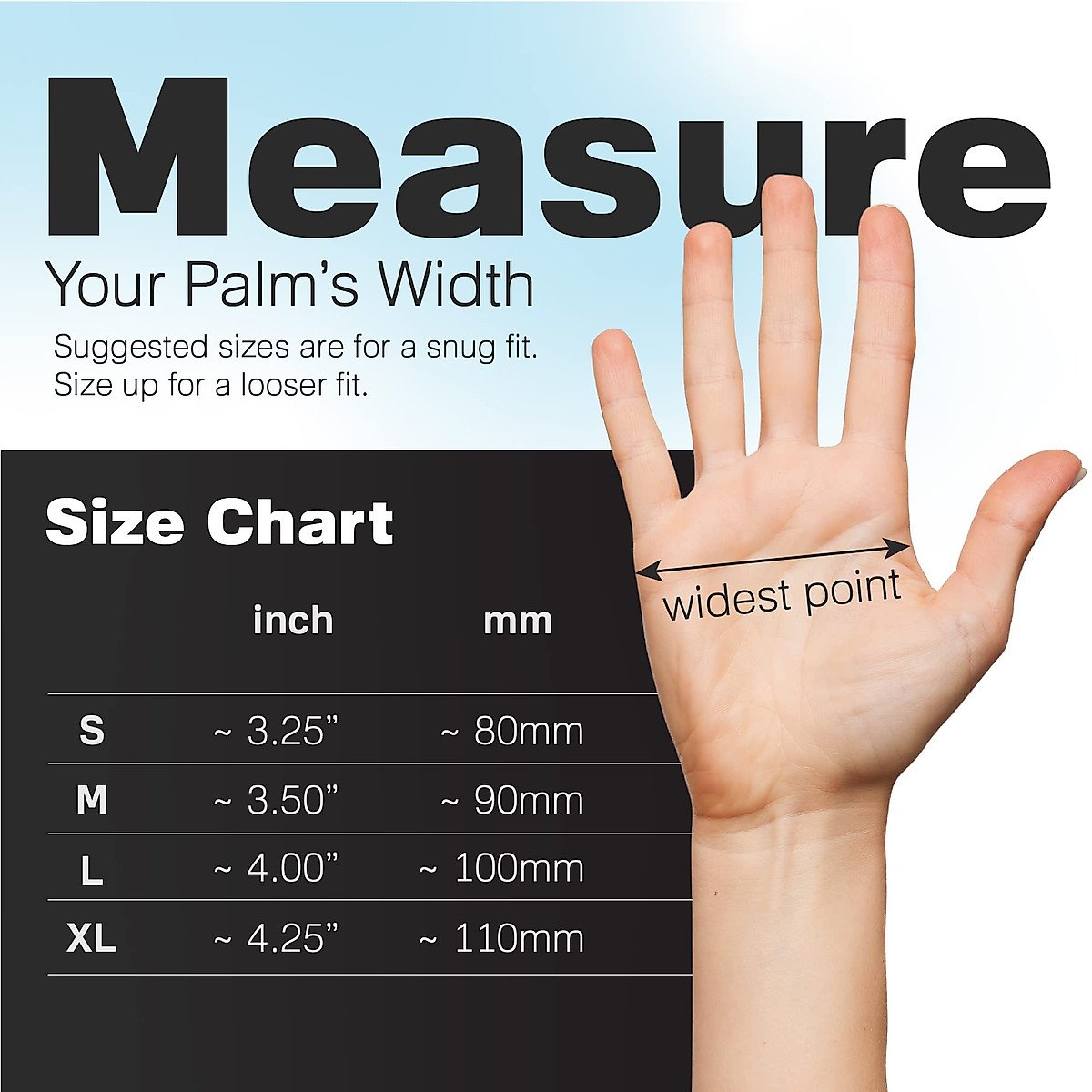 Gloves Disposable Latex Free | 8.5 Mil Heavy Duty Nitrile Gloves Medium| 50 Count Long Disposable Gloves with Extended Cuff, Powder Free, Food Grade & Safe Non Latex Gloves, Rubber Gloves Disposable