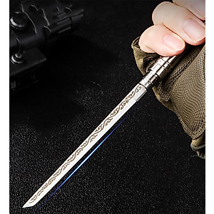 yetary Multipurpose Outdoor Portable Fruit Knife with Sheath, Portable Fruit Knife, All Steel Stick-Shaped Fruit Knife, Cuchillo Multiusos Para Fruta Portátil Para Exteriores Con Funda