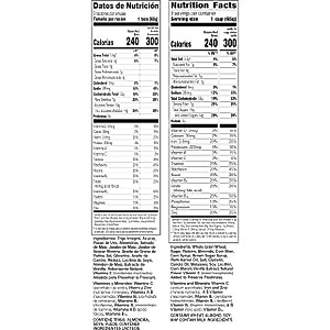 Raisin Nut Bran Cereal, High Fiber Cereal Made with Whole Grain, 20.8 oz