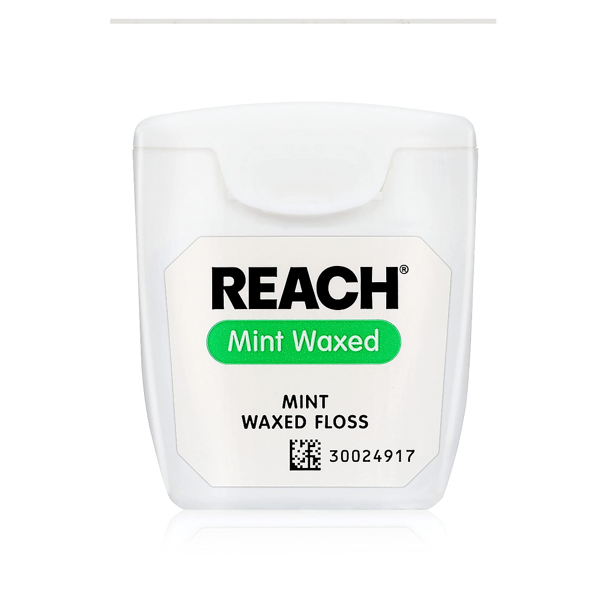 Reach Waxed Dental Floss | Effective Plaque Removal, Extra Wide Cleaning Surface | Shred Resistance & Tension, Slides Smoothly & Easily, PFAS FREE | Mint Flavored, 55 Yards, 1 Pack