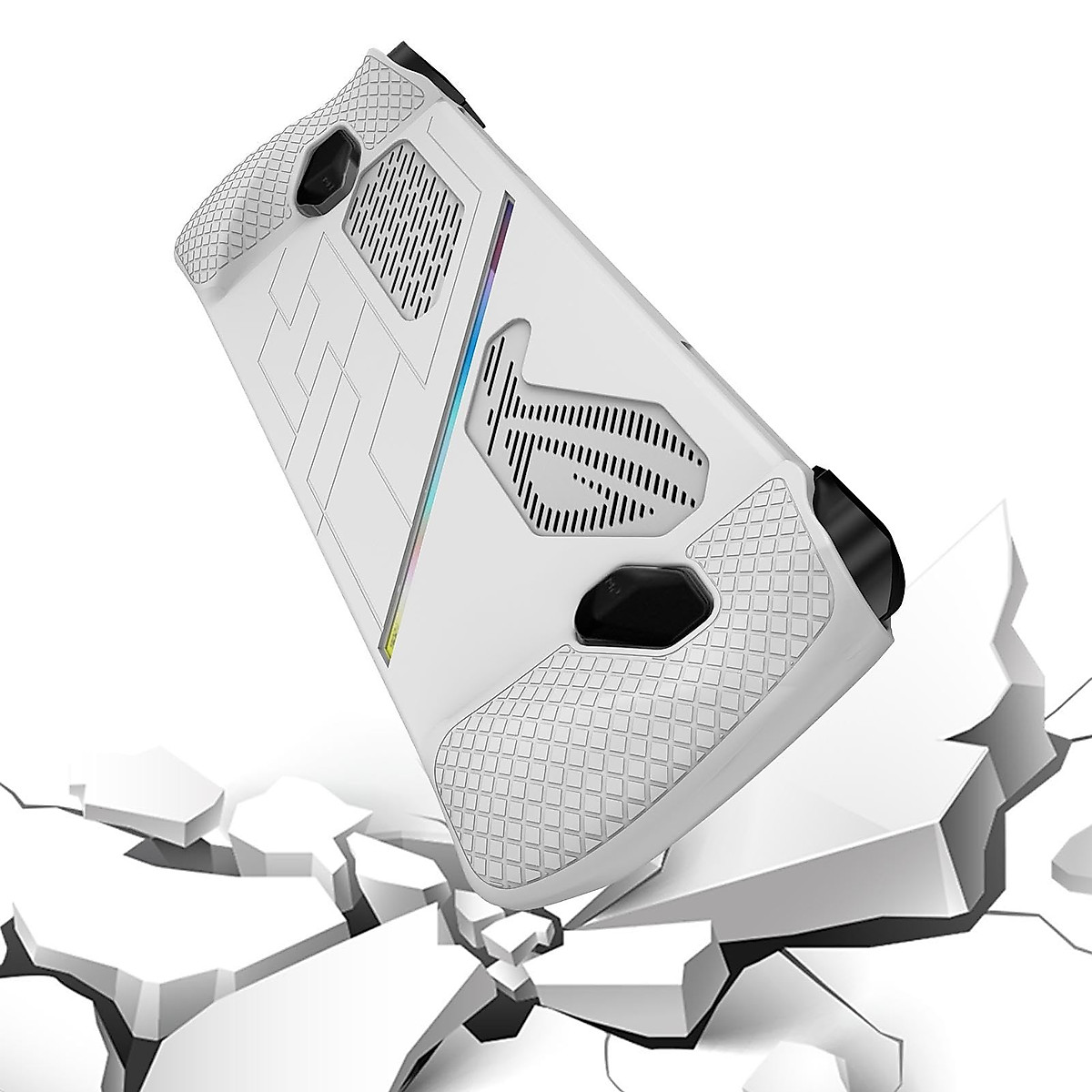 New Silicone Case for ASUSS ROG Allys Gamings Handheld, Soft Silicone Protective Skin Sleeve, Game Console Silicone Cover for ASUSS ROG Allys Gamings Handheld