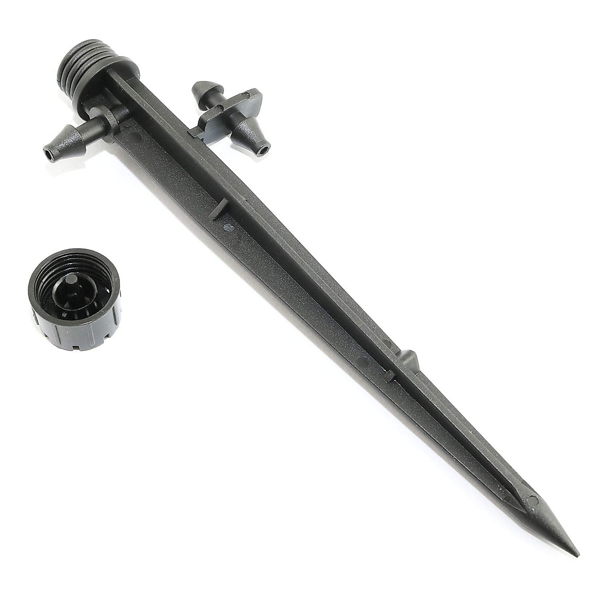 DGZZI 20pcs Adjustable Irrigation Drippers Garden Sprinkler 360 Degree 8 Holes Water Flow Irrigation Drippers Connector for 4/7 MM Tube