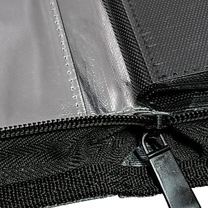 Ultra PRO 9-Pocket Fire Resistant Zippered PRO-Binder: Silver - Protect Your Collectible Sports Cards, Base Ball Cards, Gaming Cards and Collectible Trading Cards In a Fire Resistant Binder