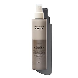PREVIA Hydrating Leave-in Conditioner Spray with White Truffle Extract - Reconstructive Biphasic Detangling Treatment for Damaged, Dry, and Brittle Hair - Tames Frizz & Controls Static 6.7Floz