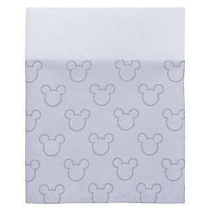 Disney Amazing Mickey Mouse 3 Piece Nursery Crib Bedding Set, Grey, Navy, Red, Blue