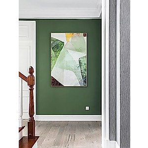 Safiyya Peel and Stick Wallpaper Dark Green Contact Paper Removable Wallpaper Linen Texture Contact Paper Dark Green Wallpaper Decorative Self Adhesive Wallpaper Vinyl Rolls 118"x15.7"