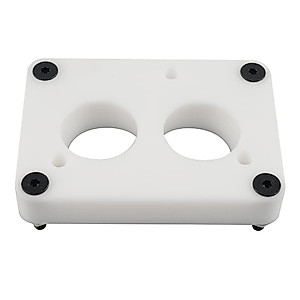 NICECNC TBI Intake Manifold Adapter for 1.75 TBI Throttle Body to Holley 4412 2300 Compatible with Chevrolet Fits 2 Barrel Manifold 500 350 CFM For Holleys and Early Autolite Carbs