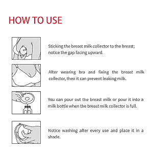 YIYEE Breast Shells Milk Saver for Breastfeeding, 2 Pack BPA Free Breast Shield Nursing Cups Protect Sore Nipples Breast Milk Collection Shells