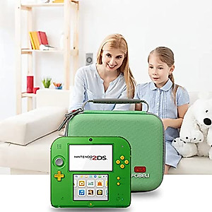 FBLFOBELI Hard Travel Storage Case for Nintendo 2DS Legend of Zelda Ocarina of Time 3D (Case Only) (Green)