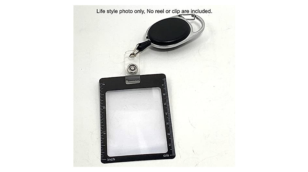 6 Pack Credit Card Magnifiers with 3X Lens for Easy Reading