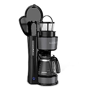 BLACK+DECKER™ 4-in-1 5-Cup* Coffee Station Coffeemaker, Black Stainless Steel