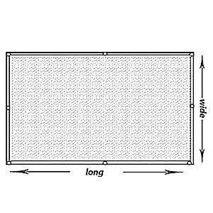 White Reflective Aluminet Shade Cloth Sunblock Shade Net UV Resistant, Premium Garden Shade Mesh Tarp Top Shade Cloth Quality Panel Flowers Plants Patio Lawn Customized