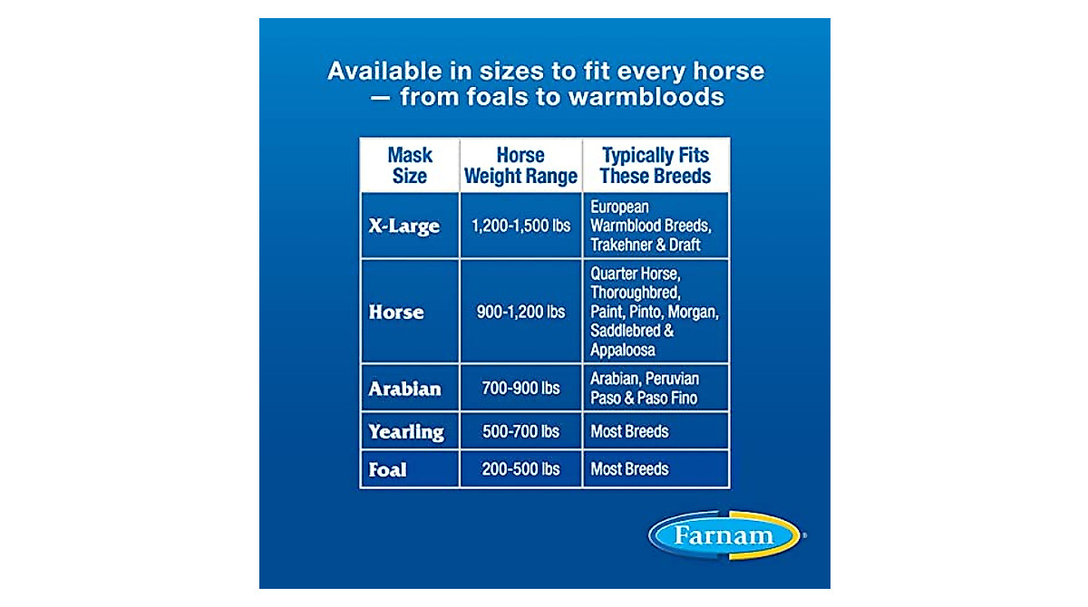 Farnam SuperMask II Fly Mask for Foals - Ultimate Protection