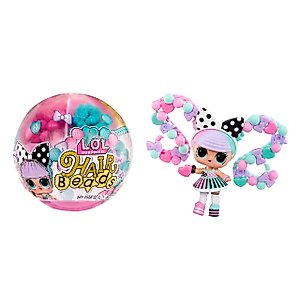L.O.L. Surprise! LOL Surprise Hair Beads Tots with 60+ Hair Beads, Collectible Doll, DIY Hairstyles, Hair Beads Doll - Great Gift for Girls Age 3+