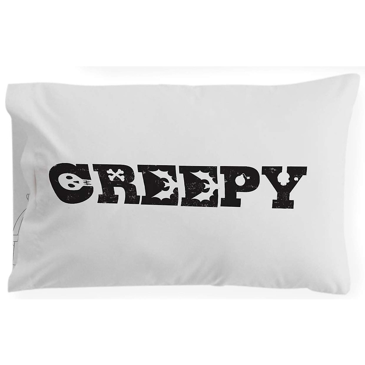 Jay Franco Addams Family Creeper Single Reversible Pillowcase with Handles/Trick-or-Treat Bag/Halloween Pillowcase