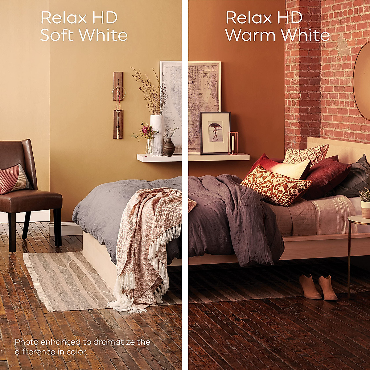 GE Relax LED Light Bulbs, 40 Watt, Soft White, G16.5 Globe Bulbs, Clear, Small Base (2 Pack)