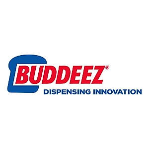 Buddeez 00251-2 2PK Store and Pour BPA Free, Plastic Food Storage Containers - 21 Cup, White