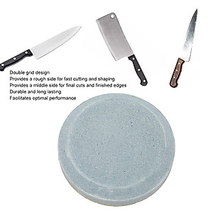 Double Sided Sharpener, Grit Multi Purpose Sharpener, Professional Whetstone & Tool Sharpener For Sharpening Lawn Mower Blades, hetes, Shovels, knife sharpeners sharpening puck grit k