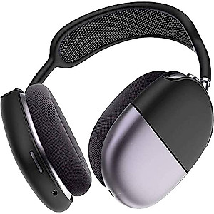 SaharaCase Liquid Silicone Cover Case for Apple AirPods Max [Rugged] Headphone Protection Antislip Grip Slim (Black)