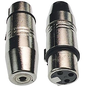 CESS XLR to 3.5mm Stereo Audio Adapter - Connects iPhone, iPad, or Other 3.5mm Devices to Powered Speakers
