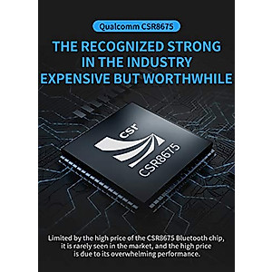 KZ HD Bluetooth V5.0 Headphone/Earphone Wireless Cable with Microphone Replacement for (C PIN (KZ-ZSN/ZSNpro/AS16/ZS10pro))