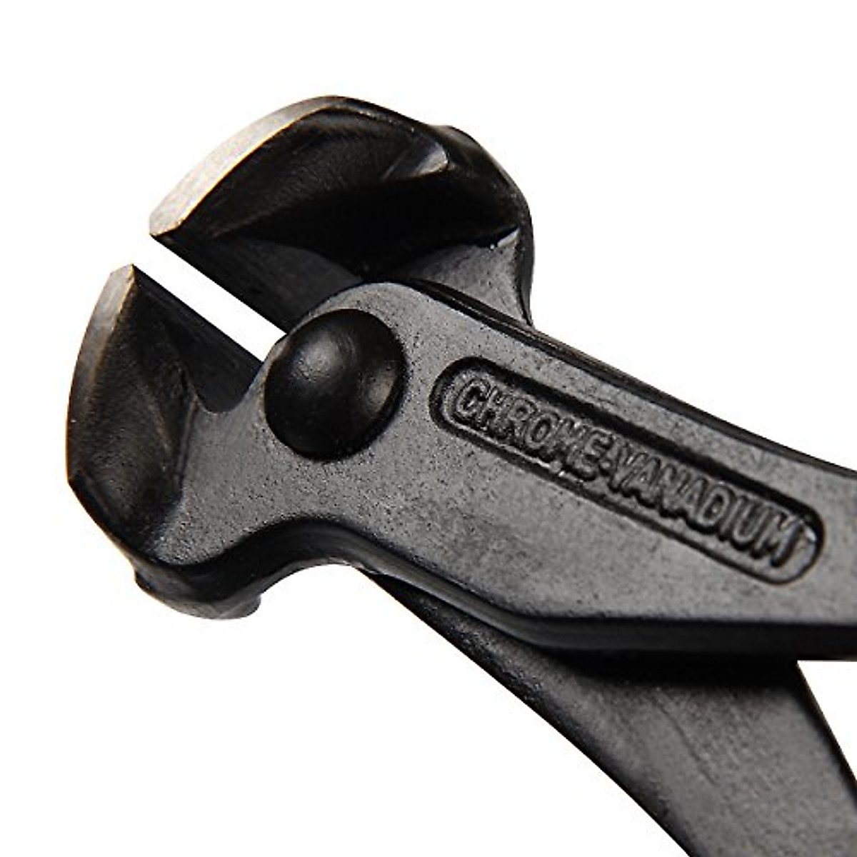 KSEIBI 141150 End Cutting Pliers 7 Inch Grip Handle Black Finish Chrome Vanadium Steel Carpenter Pincer, Nippers Tool, Cat Paw, Nail Remover, Rivet Cutting Pliers, Steel Wire Cutter Construction Tool