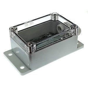 qBox DIY IOT Enclosure Kit (No SMA), IOT Enclosure for Arduino MKR Feather ESP32 Cellular LoRa WiFi Board, Waterproof IP65 Enclosure with Glands, prototyping PCB