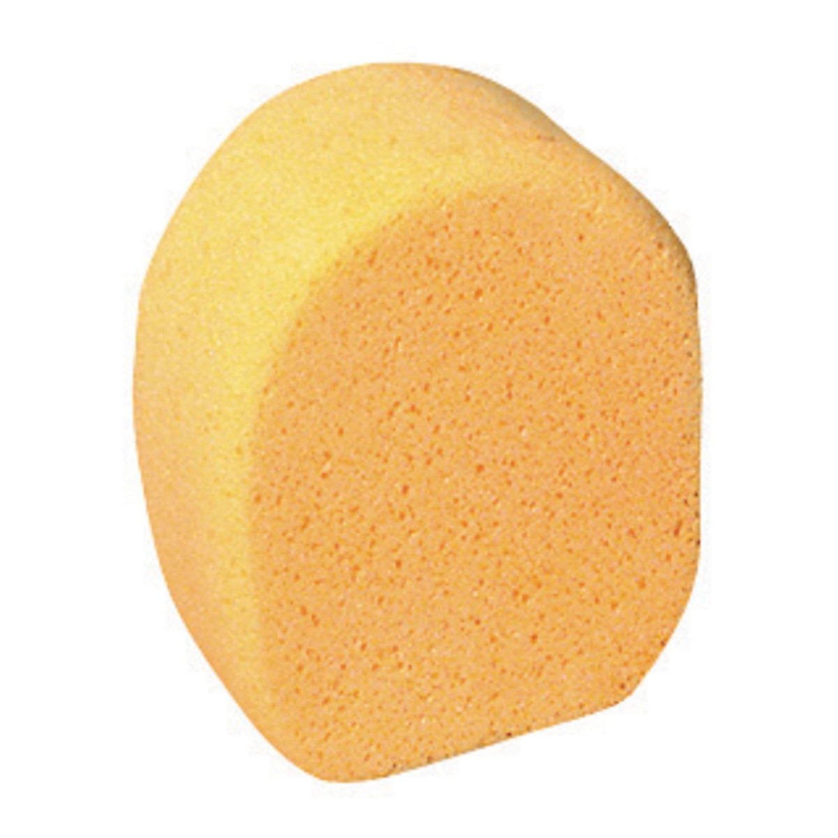 Sax Synthetic Polyurethane All-Purpose Oval Sponge, Yellow, 6" H x 4" W x 2" Thick