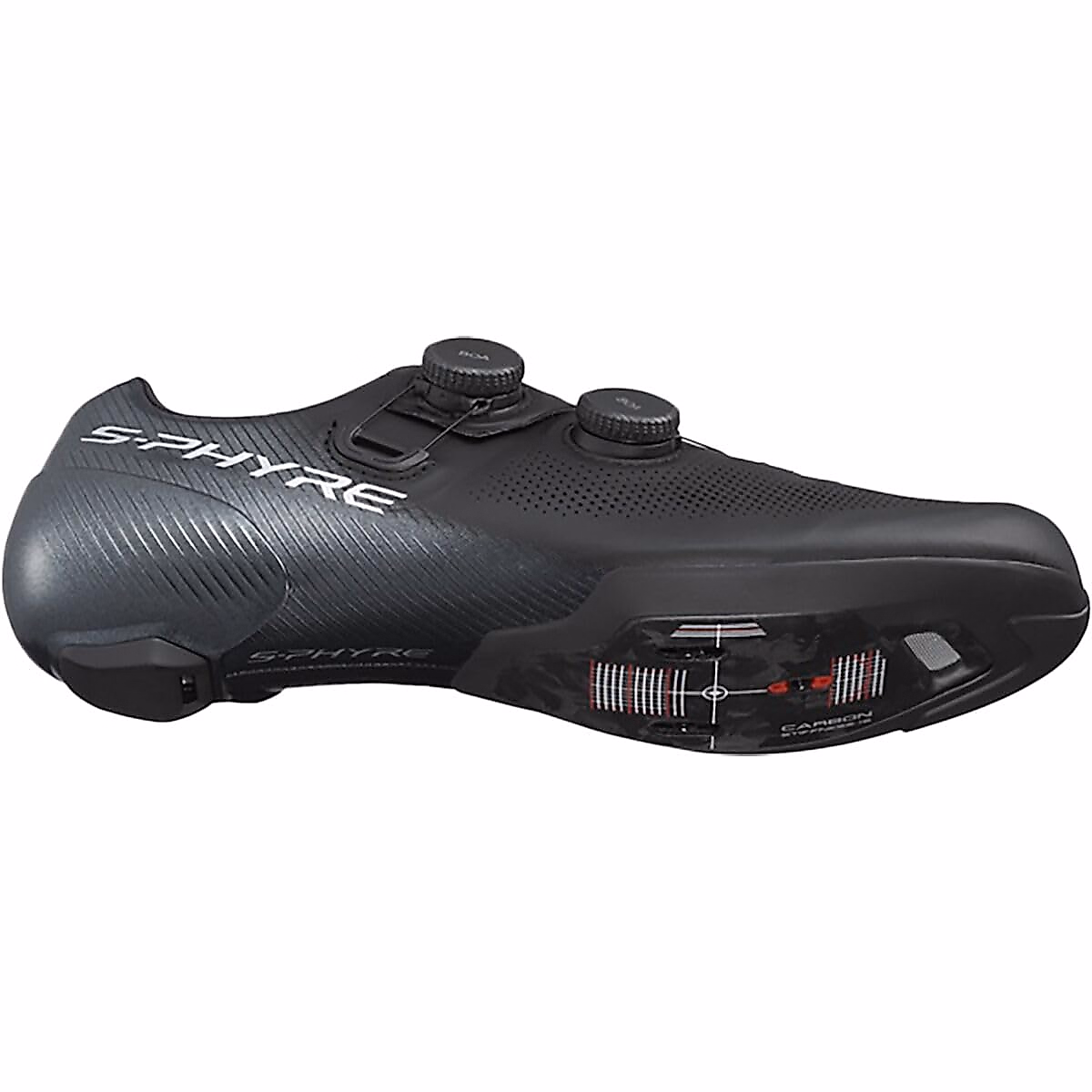 SHIMANO RC903 S-PHYRE Cycling Shoe - Men's Black, 43.0