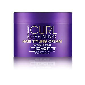 GIOVANNI Curl Habit Curl Defining Styling Cream - Enhances Curls, Tames Frizz & Flyaways, Silicone-Free, Lightweight, Curl-Enhancing Hair Product - 10 oz