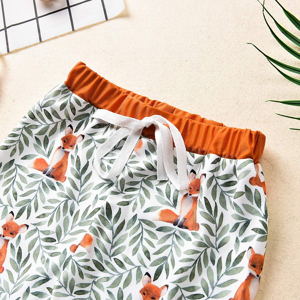 Baby Swim Trunks, Toddler Infant Swimsuit Bathing Suit Beach Swimming Shorts (Fox, 12-18 Months)