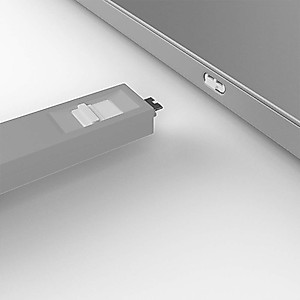 LINDY 40427 USB Type C Port Blocker Key, White - Pack of 4