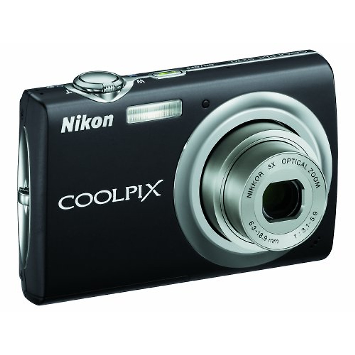 Nikon Coolpix S220 10MP Digital Camera with 3x Optical Zoom and 2.5 inch LCD (Graphite Black)