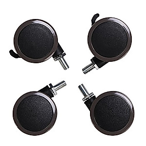FlexiSpot Height Adjustable Desk Leg Casters Wheels Set of 4 pcs