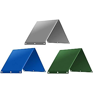 Green SEVENMORE 52 * 90 Inches Outdoor Swingset Shade Kids Playground Roof Canopy Waterproof Cover Replacement Tarp Sunshade (Green)