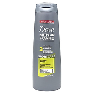 Dove Men+Care 2-in-1 Shampoo and Conditioner, Sportcare Active Fresh, 12 oz (Pack of 2)2