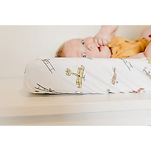 Premium Knit Diaper Changing Pad Cover"Ace" by Copper Pearl