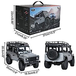 LEOSO MN 99s RC Cars Jeep 1/12 RC Crawler 2.4G RC Jeep RC Rock Crawler RC Truck 4x4 RC Car with 3pcs Upgraded 1300mah Battery for Adults 4WD Hobby RTR RC Drift Car Gifts