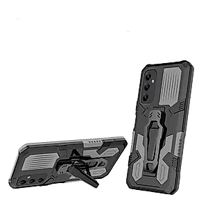 Compatible with Oppo Reno2 F Case,Built-in Kickstand Shockproof Protective Cover,Compatible with Oppo Reno2 F Case 2 in 1 Phone Case Cover Gray