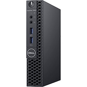 Dell Optiplex 3060 Micro PC, Intel Six Core i7 8700T 2.4Ghz, 16GB DDR4, 128GB SSD Hard Drive, HDMI, Windows 10 Home (Renewed)