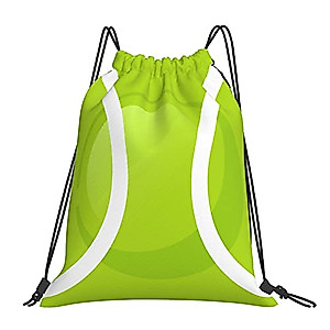 YOPIGOT Tennis Drawstring Bag Tennis String Bag Waterproof Light Durable Gym Sports Yoga Beach Sackpack For Men Women