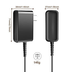 for Philips Hue Power Supply, TAIFU 24V Power Adapter for Philips Hue Play Light Bar 440400980001 440400982931 S020XM2400083 78201 30 U7 78202 7820230U7 7820330U7 7820331U7 7820430U7 LED Power Cord