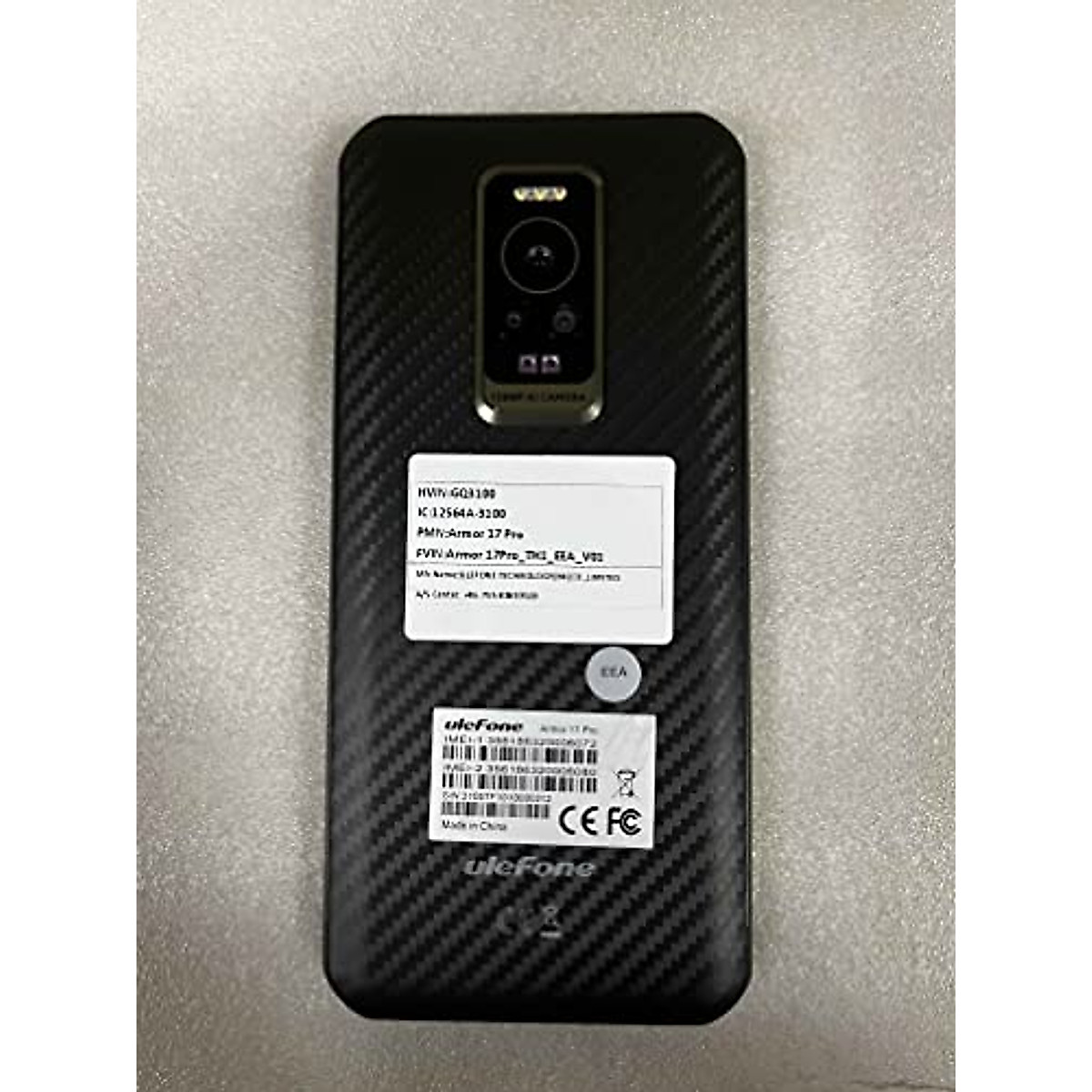 Ulefone Armor 17 Pro 2023 Rugged Smartphone Unlocked, MTK G99 13GB+256GB Android 12 Cell Phone, 108MP AI Camera, 6.58" FHD+, 5180mAh Wireless Charge, Dual SIM 4G Rugged Phone, NFC GPS OTG FM Black