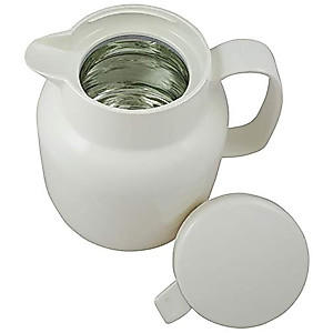 Helios Mondo Push Vacuum Jug White 1 Litre